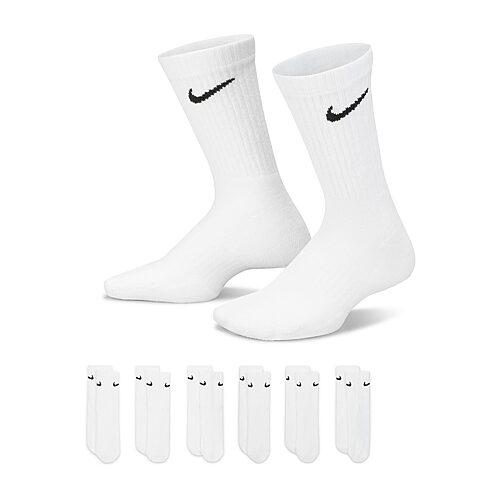 Click here for Nike Big Kids Cushioned Crew Socks  6 Pairs - Whit... prices