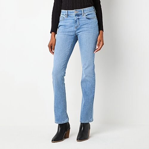 Click here for St. Johns Bay Womens Mid Rise Bootcut Jean  2 Peti... prices