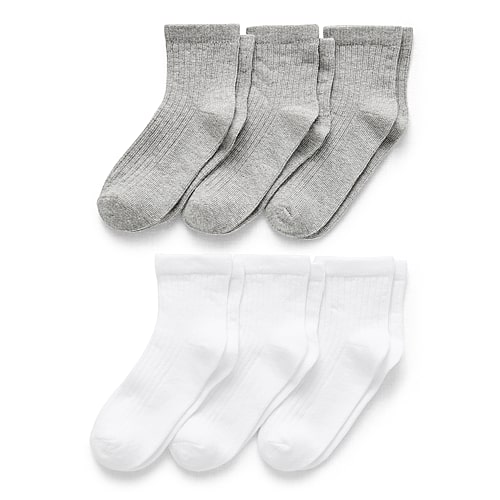 Click here for Okie Dokie Little & Big Kid Boys Multi-Pack 6 Pair... prices