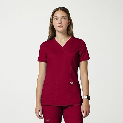 Click here for Cherokee Ck Ww Revolution Womens Mock Neck Short S... prices