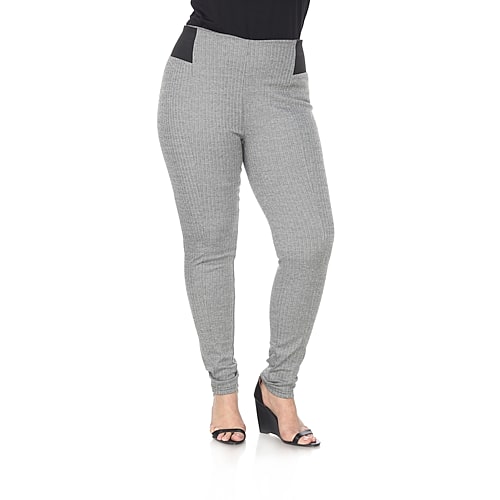 Click here for White Mark Womens Plus Skinny Mid Rise Pant  3x  G... prices