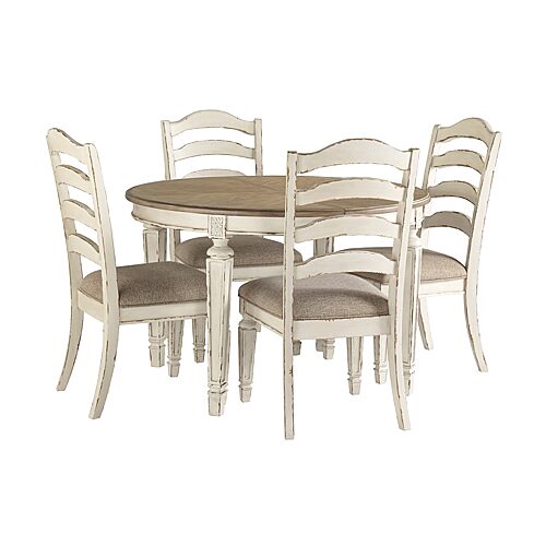 Click here for Signature Design by Ashley Realyn 5-Piece Oval Ext... prices