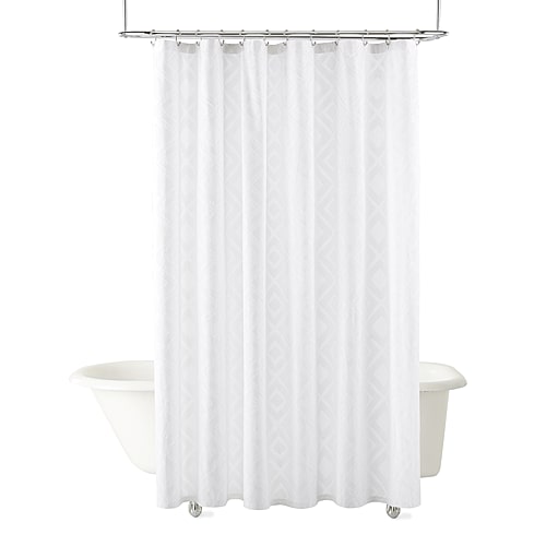 Click here for Linden Street Cotton Clip Jacquard Shower Curtain... prices