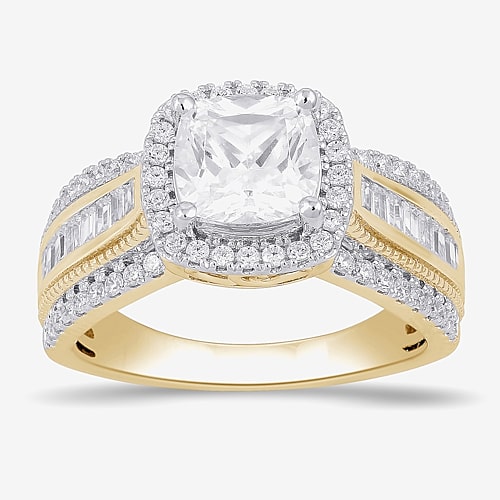 Click here for (G / I1) Womens 2 3/4 CT. T.W. Lab Grown White Dia... prices