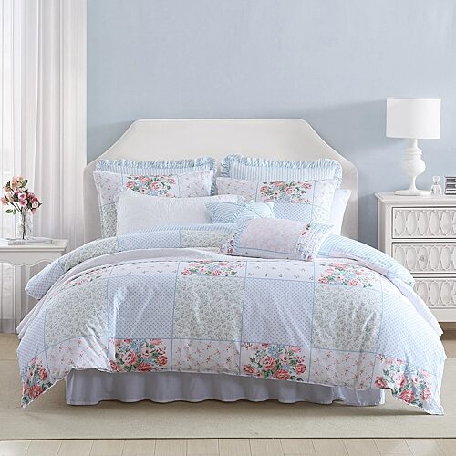 Click here for Laura Ashley(R) Hope Patchwork Reversible 3pc. Com... prices