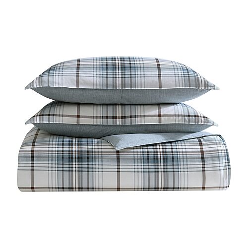 Click here for Eddie Bauer Alder Plaid Reversible 3 Piece Comfort... prices