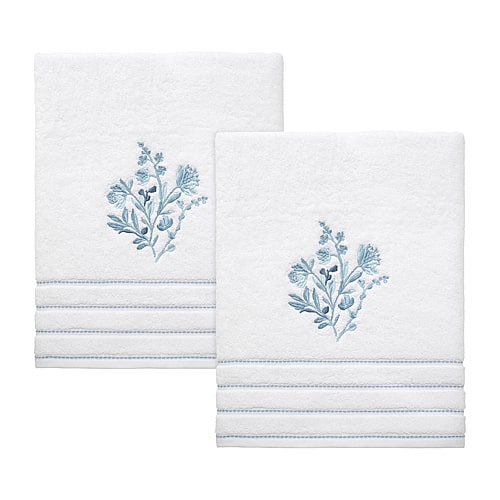 Click here for IZOD Mystic 2-pc. Floral Bath Towel  One Size  Whi... prices