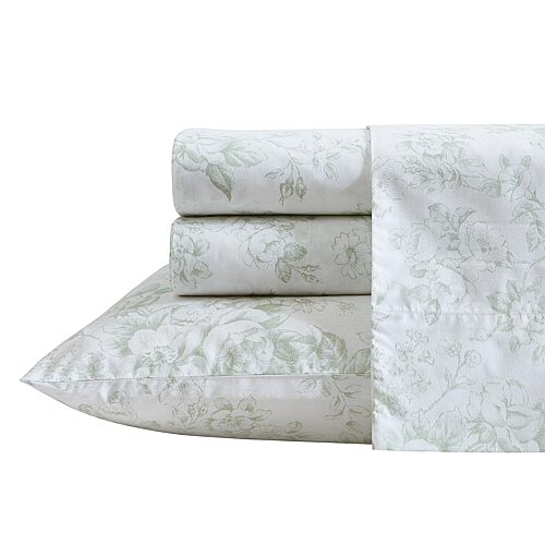 Click here for Laura Ashley(R) Toile Delight 100 Cotton Floral Sh... prices