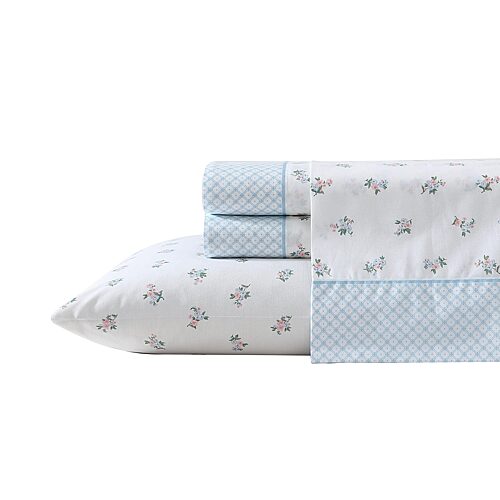 Click here for Laura Ashley(R) Harperette 100 Cotton Percale Shee... prices
