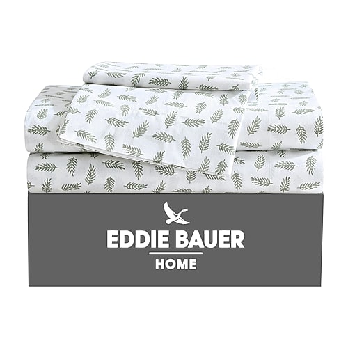 Click here for Eddie Bauer Laurel Leaves Cotton Percale Sheet Set prices