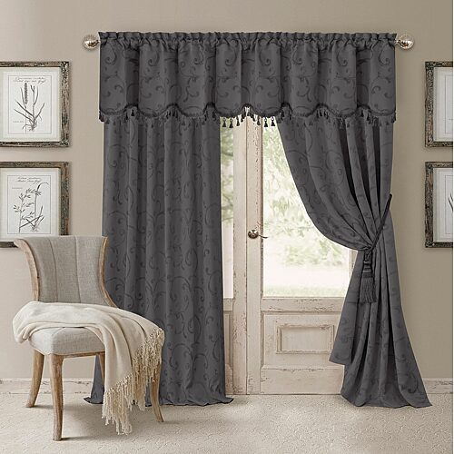 Click here for Elrene Home Fashions Mia Jacquard Scroll Blackout... prices