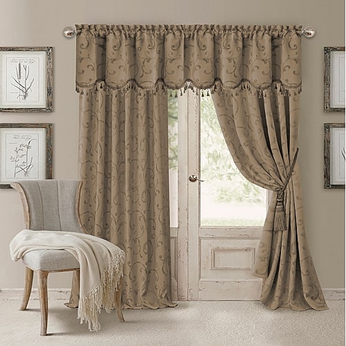 Click here for Elrene Home Fashions Mia Jacquard Scroll Blackout... prices
