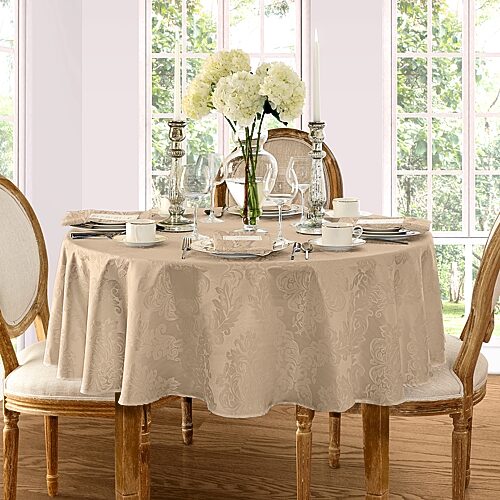 Threadmade Barcelona Damask Tablecloth