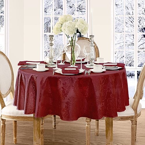 Threadmade Barcelona Damask Tablecloth