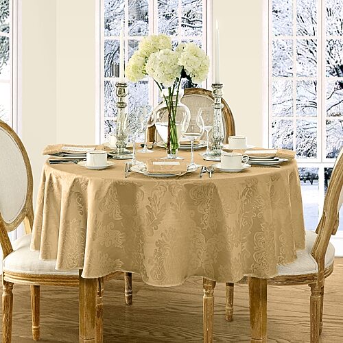 Threadmade Barcelona Damask Tablecloth