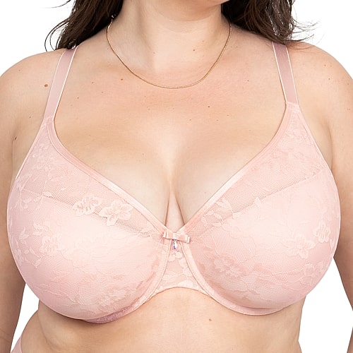 Click here for Curvy Couture Womens No Show Lace Plunge T-Shirt B... prices