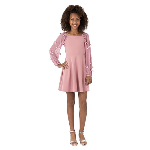 Click here for Speechless Big Kid Girls Long Sleeve A-Line Dress... prices
