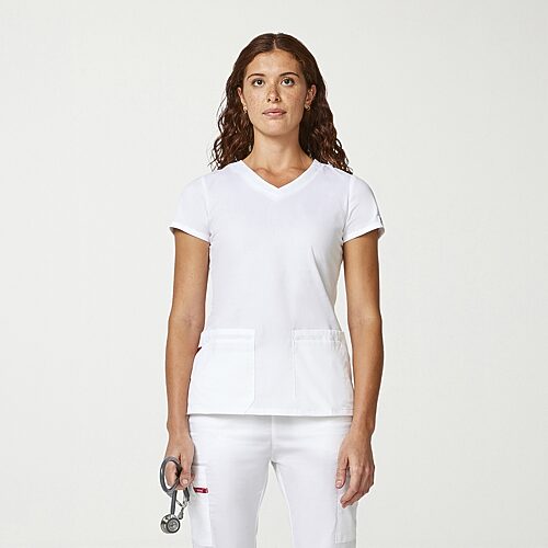 Click here for Dickies Dk Eds Signature Womens V Neck Short Sleev... prices