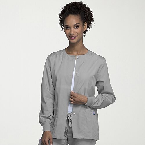 Click here for Cherokee Womens Scrub Jackets  Small  Gray prices