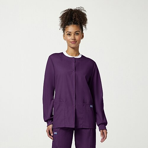 Click here for Cherokee Womens Scrub Jackets  Medium  Purple prices