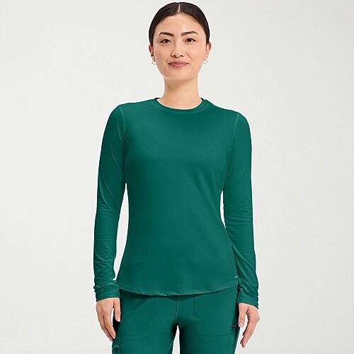 Click here for Cherokee Womens Scoop Neck Long Sleeve Scrub Top... prices