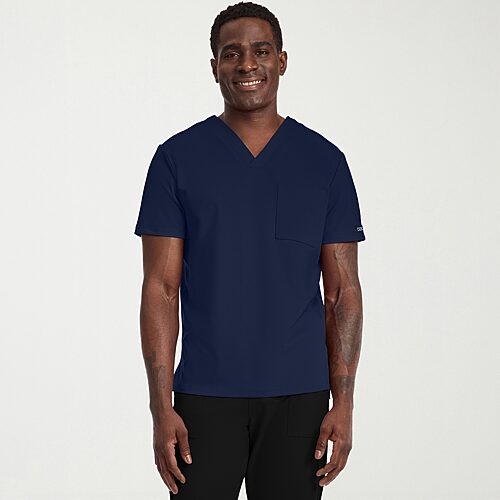 Click here for Cherokee Mens V Neck Short Sleeve Scrub Top  X-sma... prices