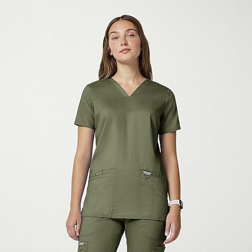 Click here for Cherokee Womens V Neck Short Sleeve Scrub Top  X-l... prices