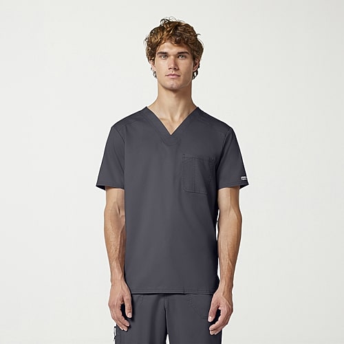 Click here for Cherokee Mens V Neck Short Sleeve Scrub Top  X-lar... prices