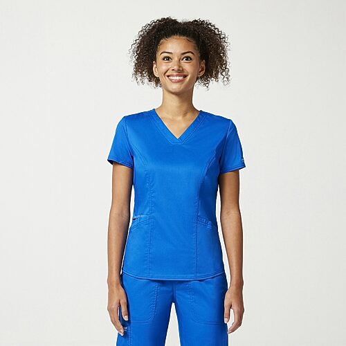 Click here for Cherokee Womens Petite V Neck Short Sleeve Scrub T... prices
