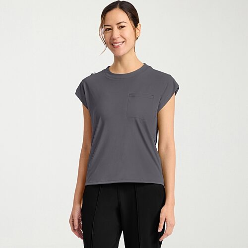 Click here for Cherokee Womens Crew Neck Short Sleeve Scrub Top... prices