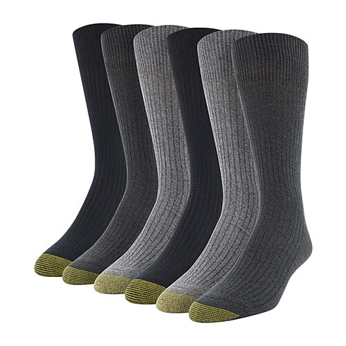 Click here for Gold Toe Stanton Mens 6 Pair Crew Socks  10-13  Gr... prices