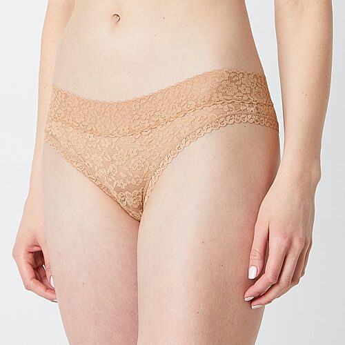 Click here for Ambrielle Everyday Lace Cheeky Panty  Medium  Beig... prices