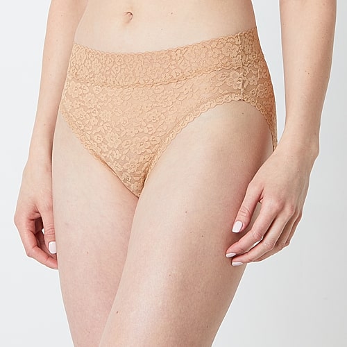 Click here for Ambrielle Everyday Lace High Cut Panty  X-large  B... prices