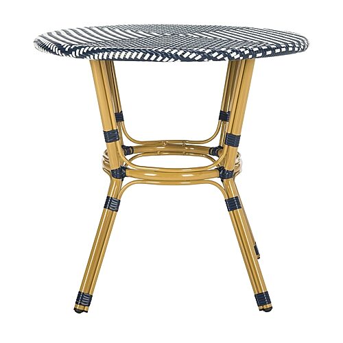 Sidford Rattan Bistro Table - Navy