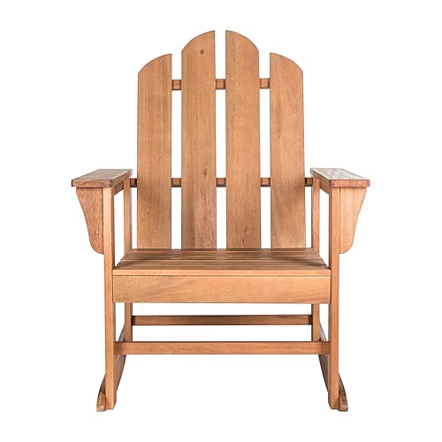 Adda Outdoor Adirondack Rocking Chair - Brown
