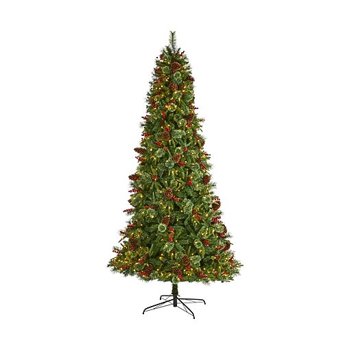 Click here for Nearly Natural Norway Mixed 9 Foot Pre-Lit Pine Ch... prices