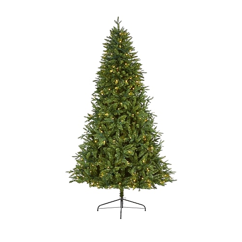 Click here for Nearly Natural New Hampshire 7 Foot Pre-Lit Fir Ch... prices
