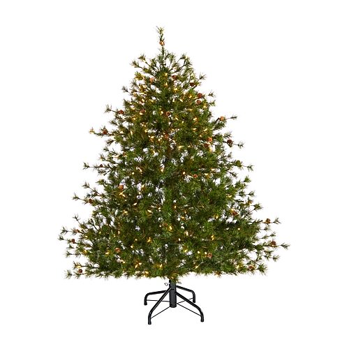 Click here for Nearly Natural 5 Foot Pre-Lit Pine Christmas Tree... prices