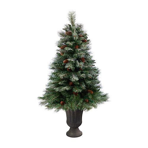 Click here for Nearly Natural Snowed French Alps 4 Foot Potted Pi... prices