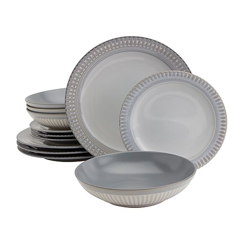Click here for Fieldcrest Cambria 12-pc. Stoneware Dinnerware Set... prices