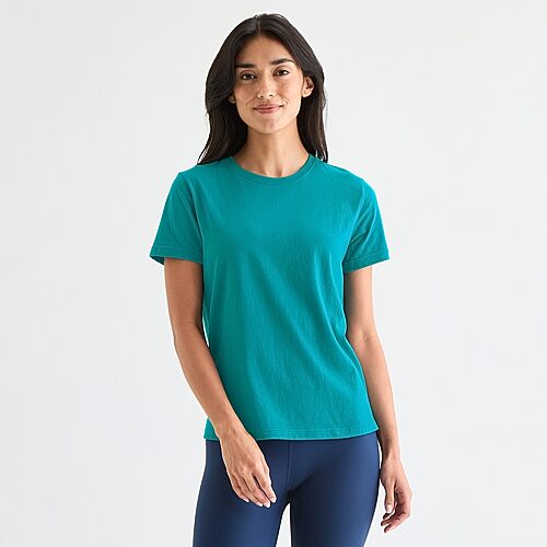 Click here for Xersion Womens Cotton Crew Neck Short Sleeve T-Shi... prices