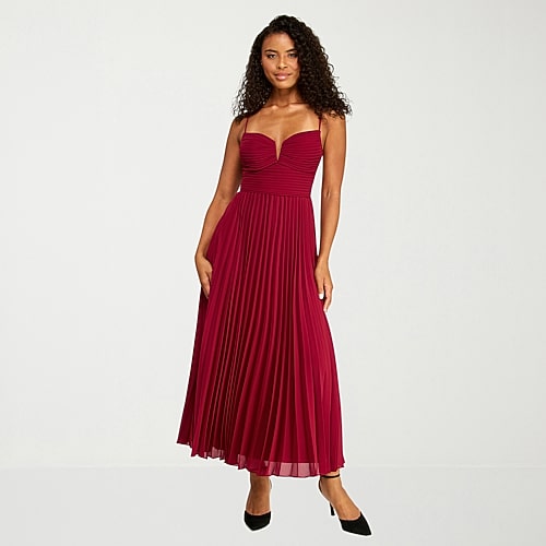 Click here for Premier Amour Womens V Neck Sleeveless Evening Gow... prices