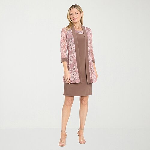 Click here for R & M Richards Womens Floral Jacket Dress  Small... prices