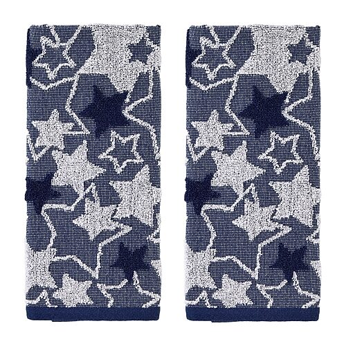 Click here for Skl Home Seasonal Stars Jacquard 2-Pc.Hand Towel S... prices