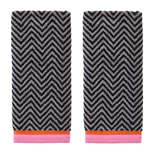 Click here for Saturday Knight Herringbone 2-pc. Hand Towel  One... prices
