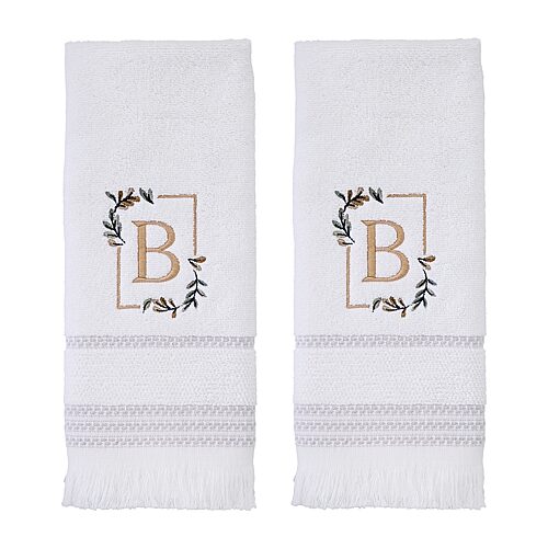 Click here for Skl Home Everyday Monogram 2-Pc. Hand Towel Set -... prices