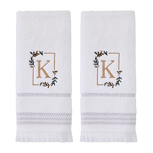 Click here for Skl Home Everyday Monogram 2-Pc. Hand Towel Set -... prices