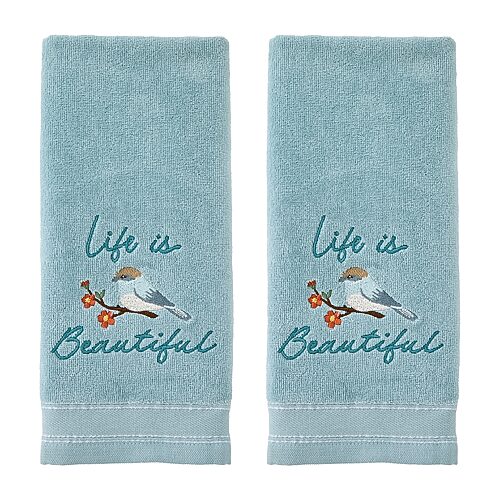 Click here for Saturday Knight Beautiful 2-pc. Hand Towel  One Si... prices