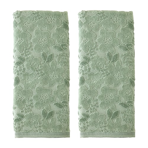 Click here for Saturday Knight Blossom Floral 2-pc. Hand Towel  O... prices