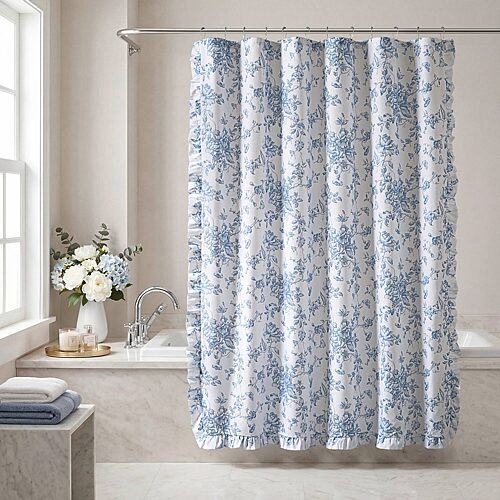 Click here for Madison Park Essentials Colette Floral Ruffle Show... prices